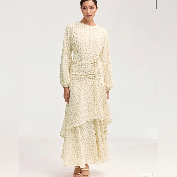 Veiled | Dresses | Veiled Collection Narjis Side Rouched Maxi Dress ...